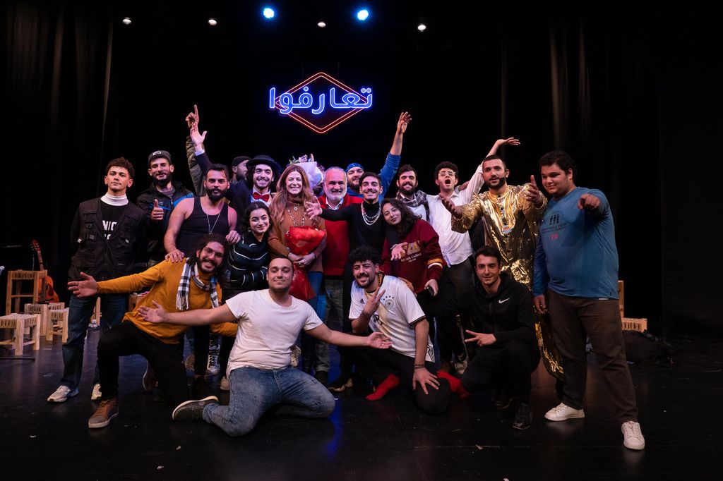‘Sending a message’: Lebanese act out their pain in a…