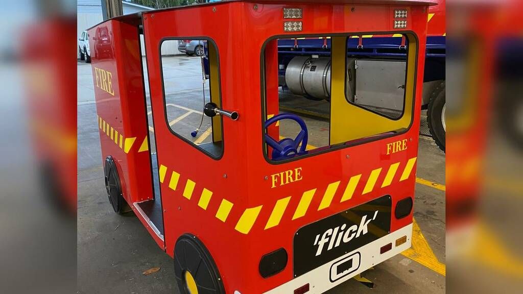 Meet Flick, the little fire truck gifted to the…