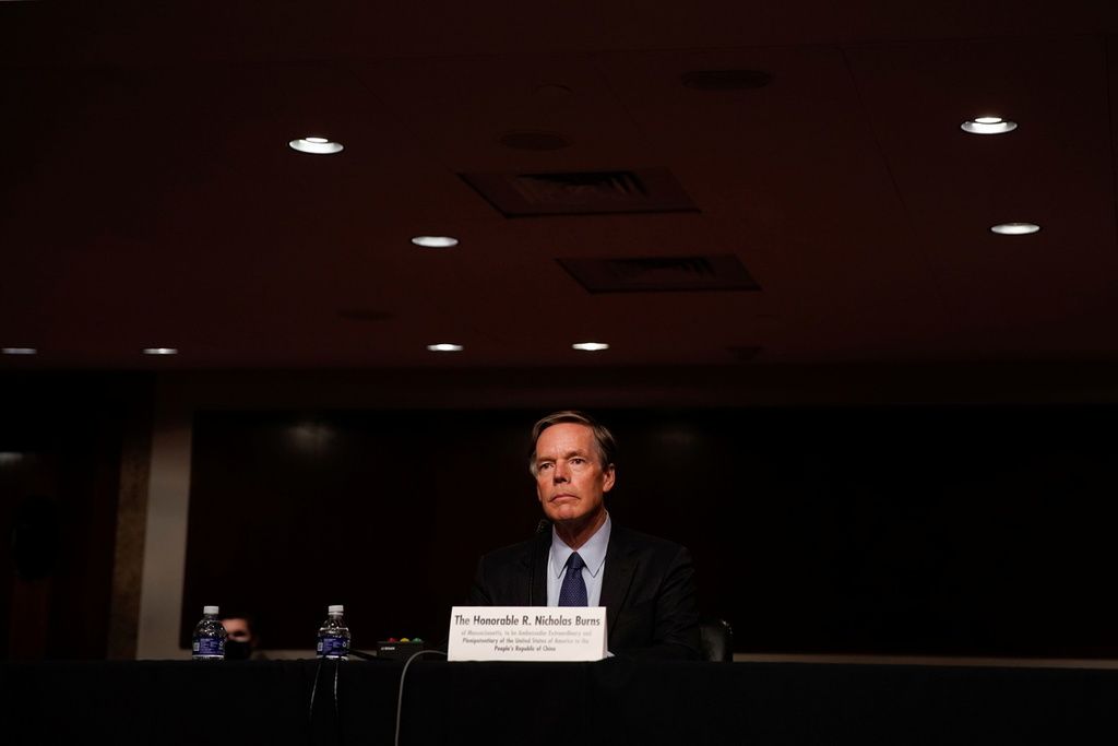 New U.S. ambassador Nicholas Burns arrives in China