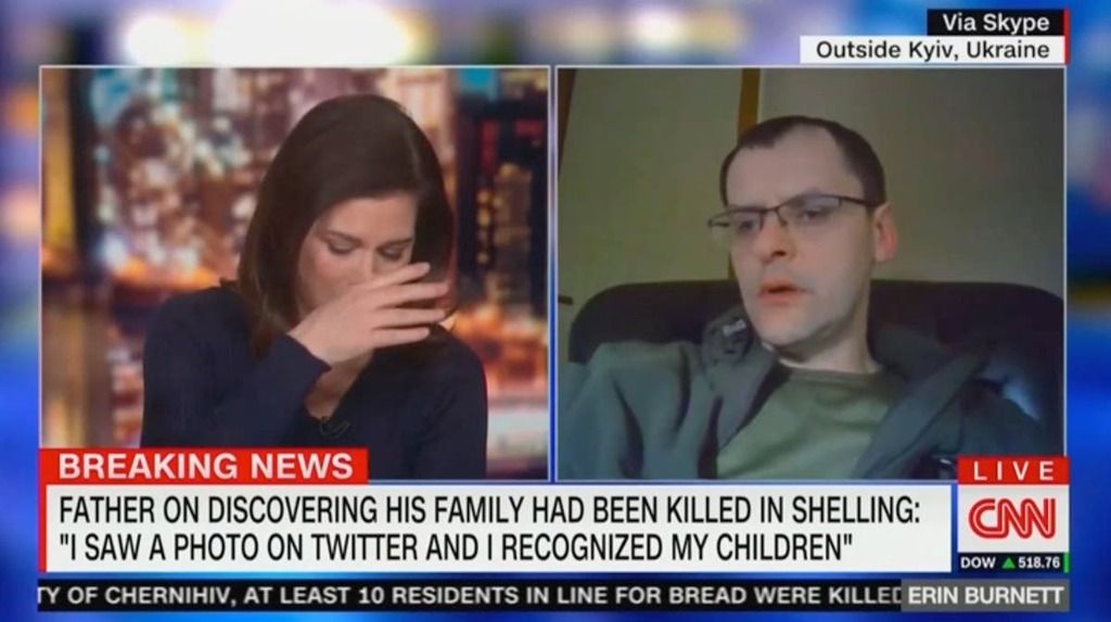 CNN anchor cries interviewing man who lost wife and…