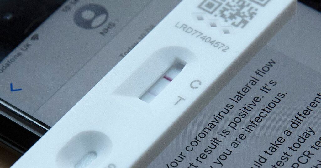 Does a faint line on lateral flow test mean positive…