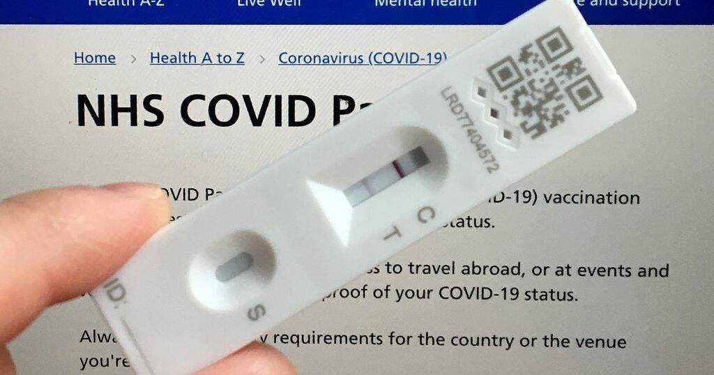 What does a faint second line on Covid LFT test mean…