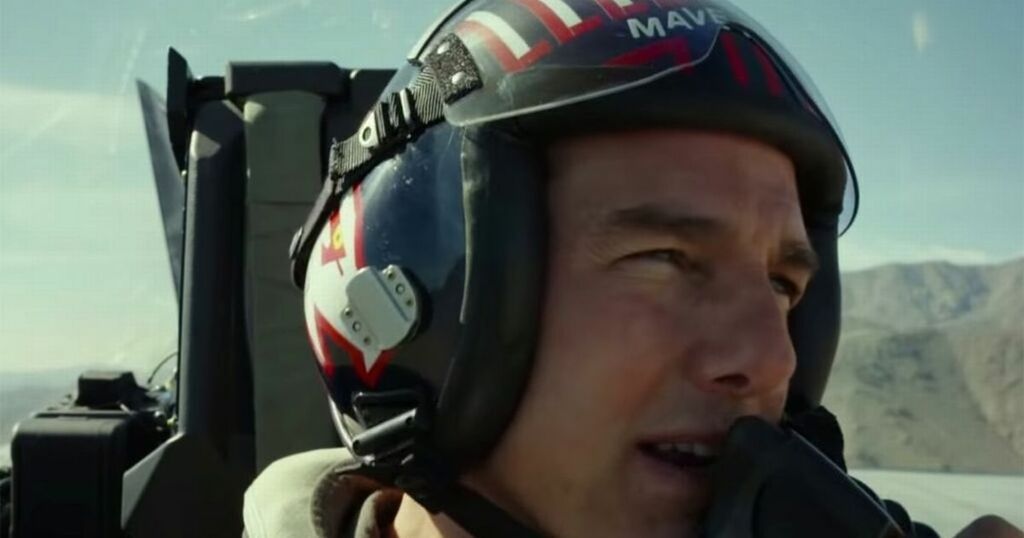 Tom Cruise is real-life Top Gun as he soars in vintage…