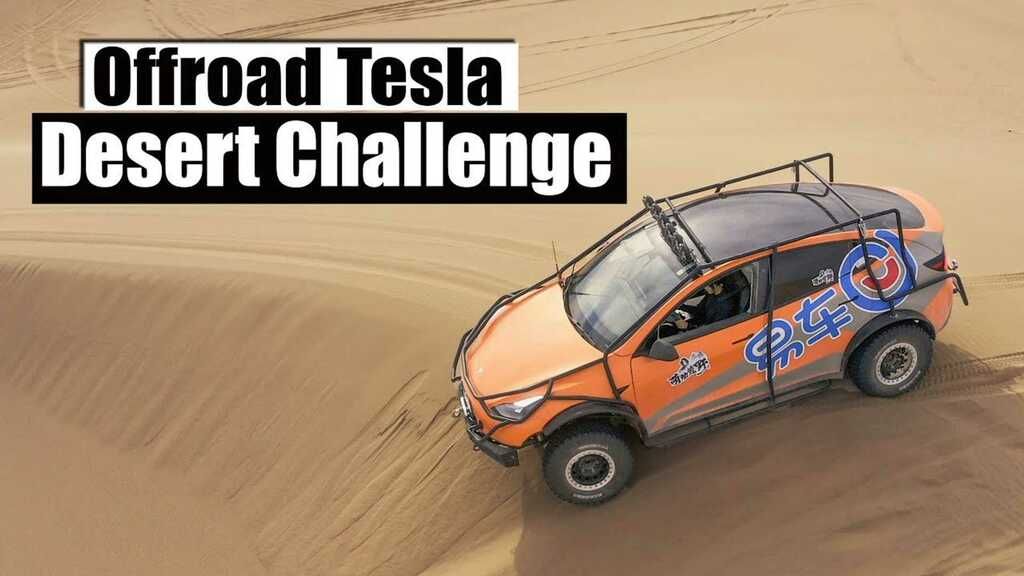 Tesla Model Y Turned Into Desert-Ready Off-Roader In…