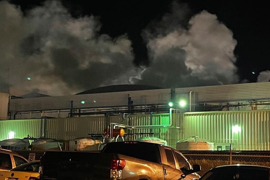 California food plant fire prompts evacuation of…