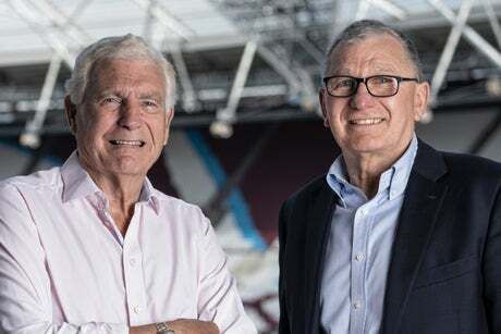 West Ham legends Sir Trevor Brooking and Keith Robson…