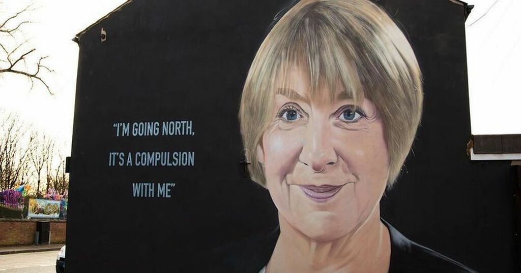 Victoria Wood mural in Prestwich plagued by men…