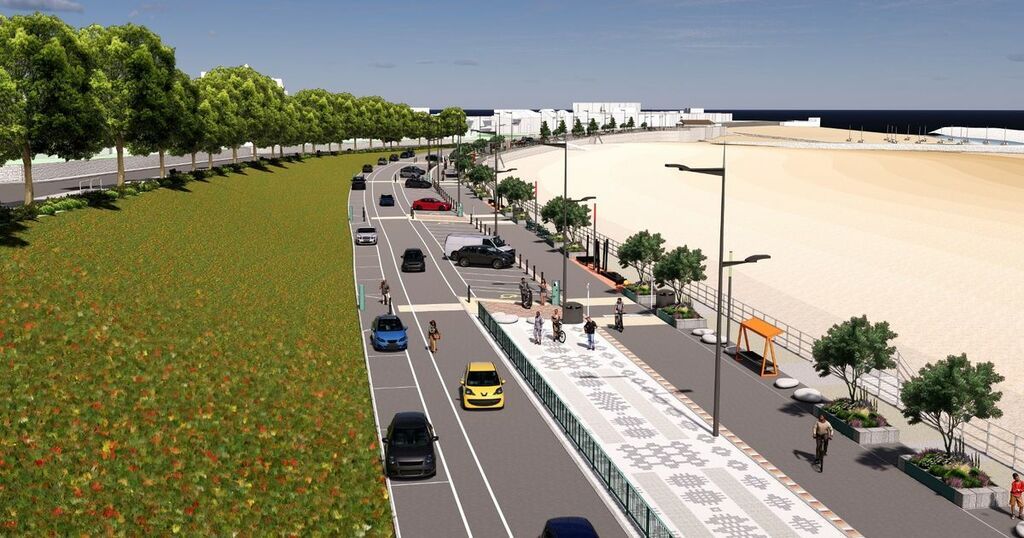Work on multi-million pound Rhos-on-Sea promenade…