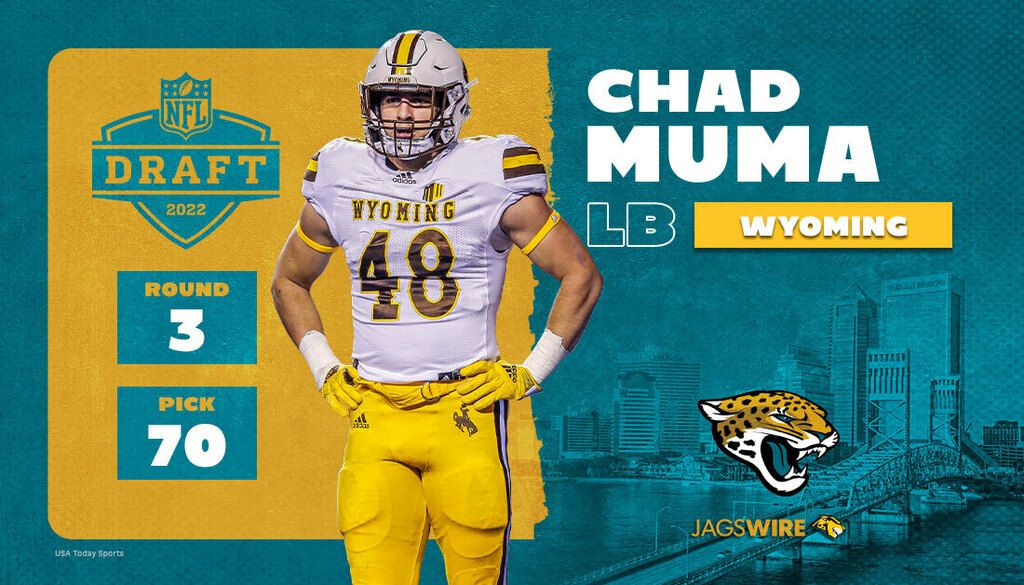 2022 NFL Draft: Jags select Wyoming LB Chad Muma with…