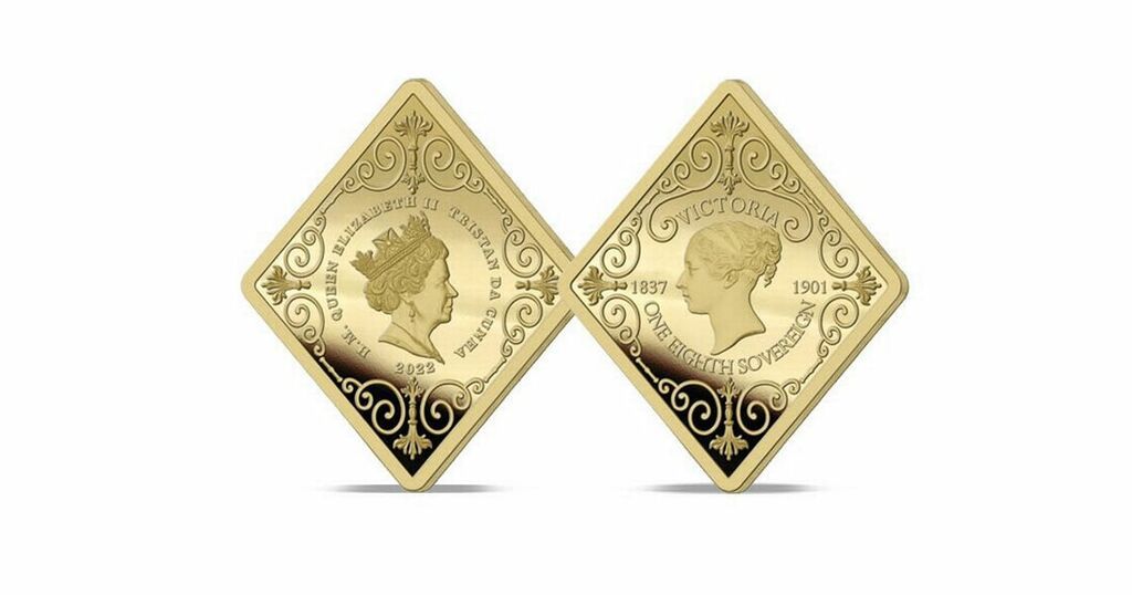 World's first diamond shaped gold coins released in…