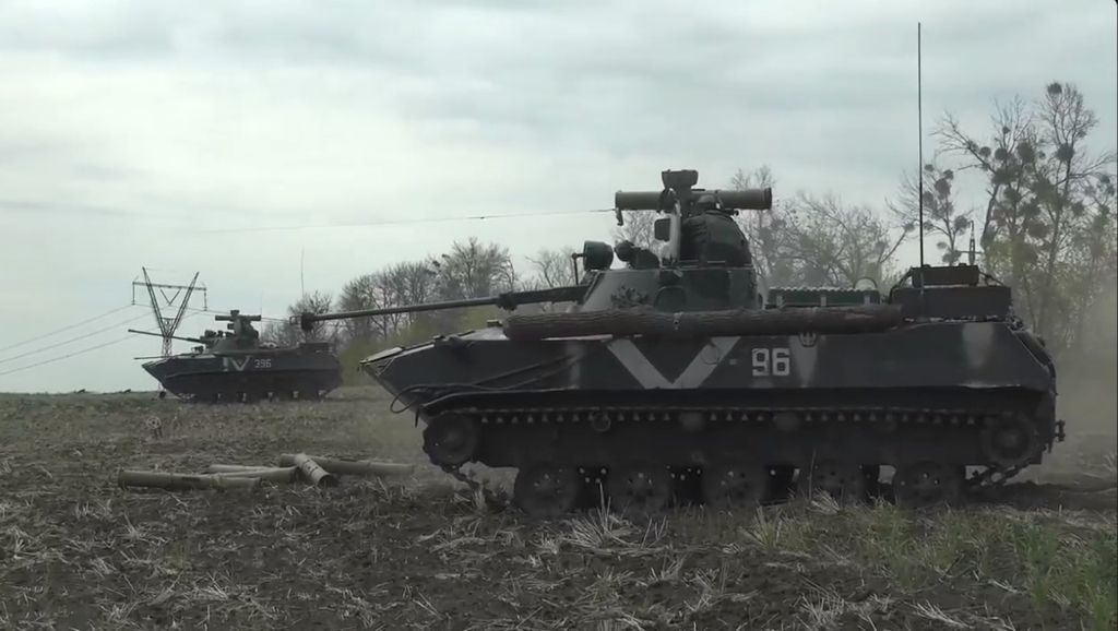 VIDEO: Display Of Force: Russian Troops Pound…