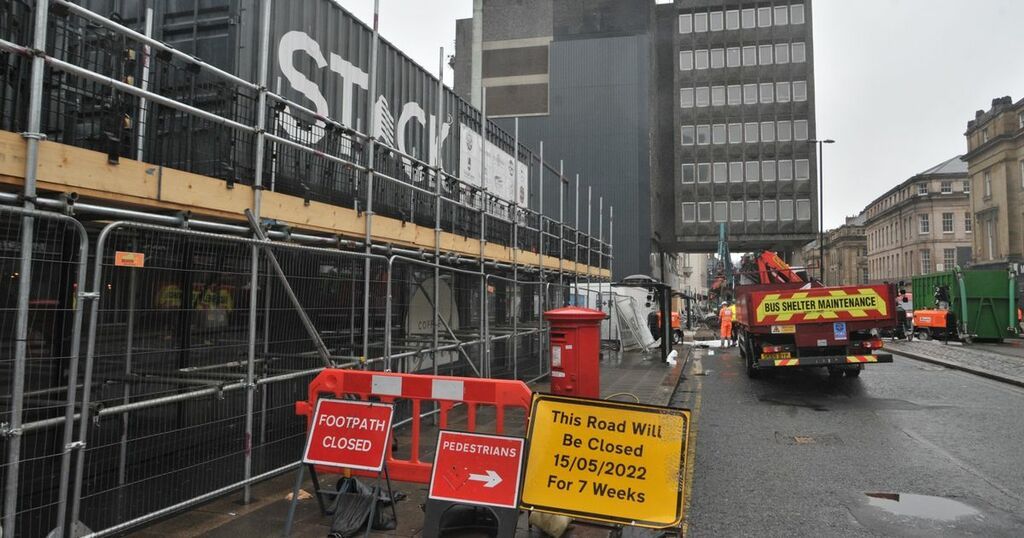 Demolition work begins to tear down one of Newcastle…