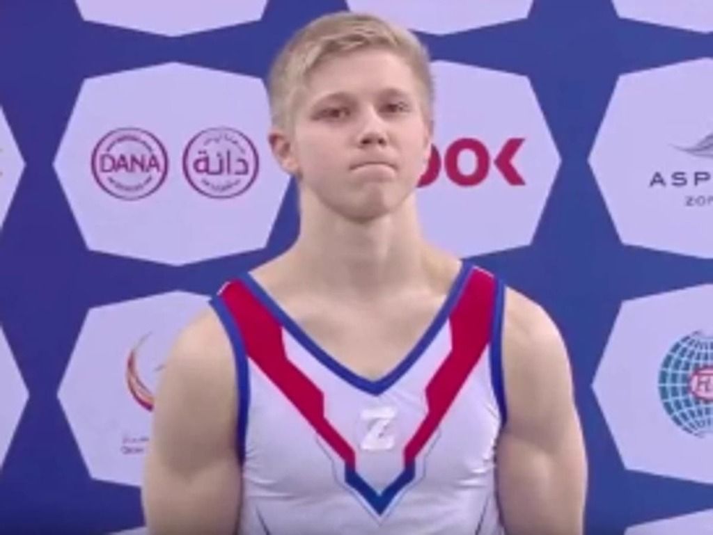 Ivan Kuliak Russian Gymnast Who Wore Pro War Symbol…