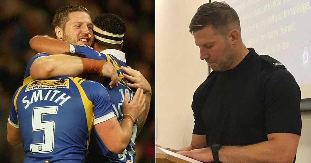 Prop to cop: Former rugby league star now tackling…