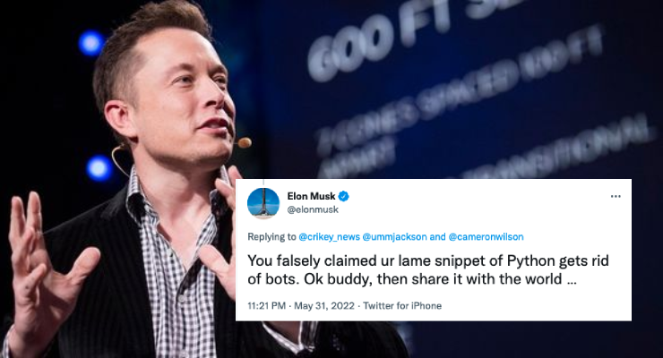 Elon Musk reads Crikey, continues to embarrass himself…
