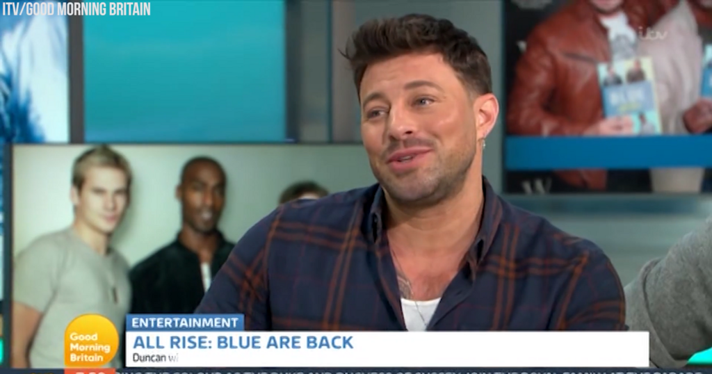 Blue singer Duncan James shares 'exciting' Gogglebox…