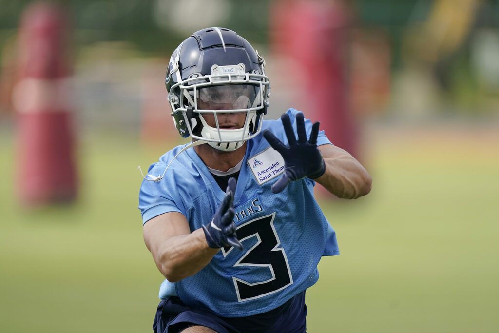 Titans’ Caleb Farley talks knee recovery, adding…