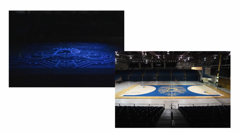 San Jose State unveiled their new glow in the dark…