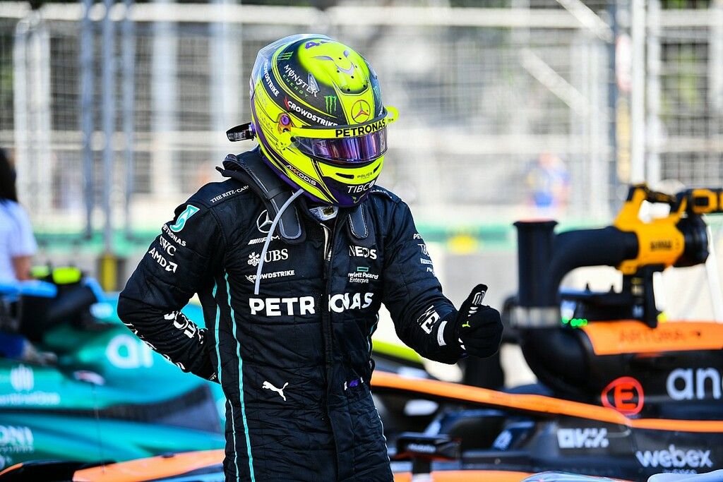 Hamilton 'praying for end' of Azerbaijan F1 GP with…