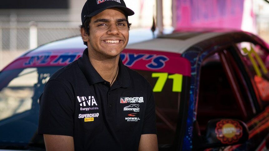 Young Indigenous racers take the track for Supercars'…