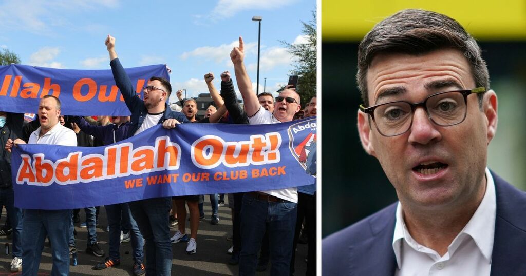 Andy Burnham makes promise to Oldham Athletic fans as…