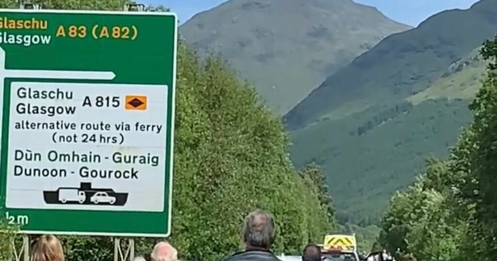 Biker dies after horror A83 crash with stationary…