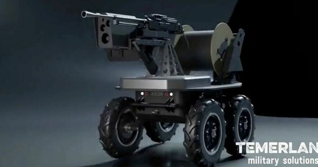 Mini 'terminator' robots deployed by Ukraine in fight…