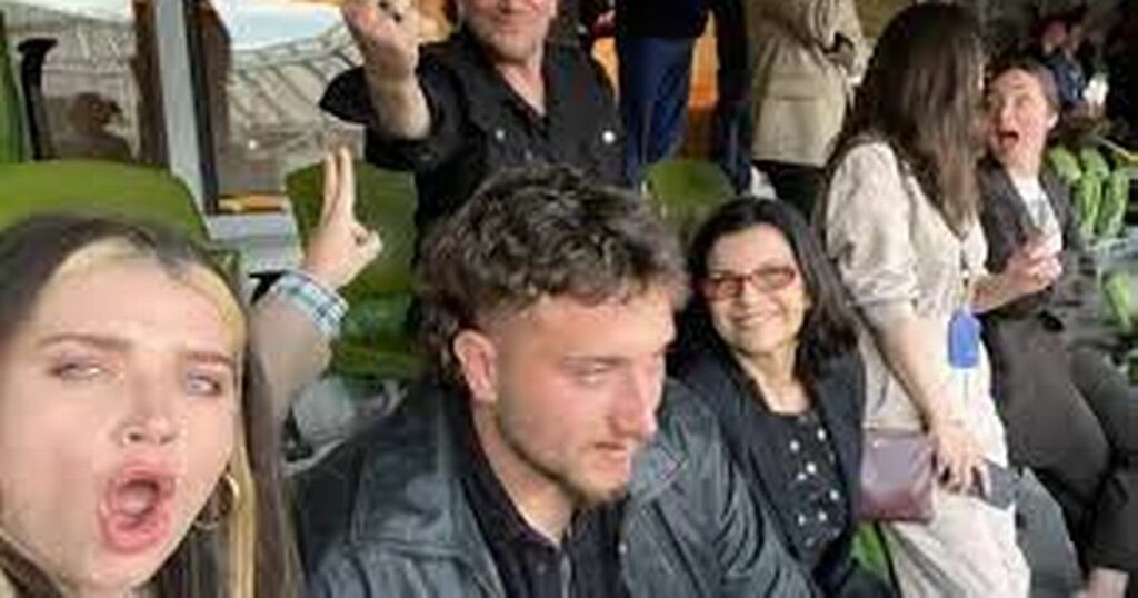 U2 superstar Bono spotted in the crowd at Harry Styles…