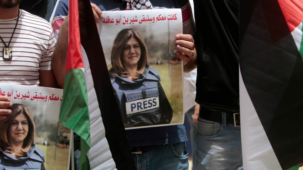 Israeli soldiers killed Palestinian journalist Shireen…