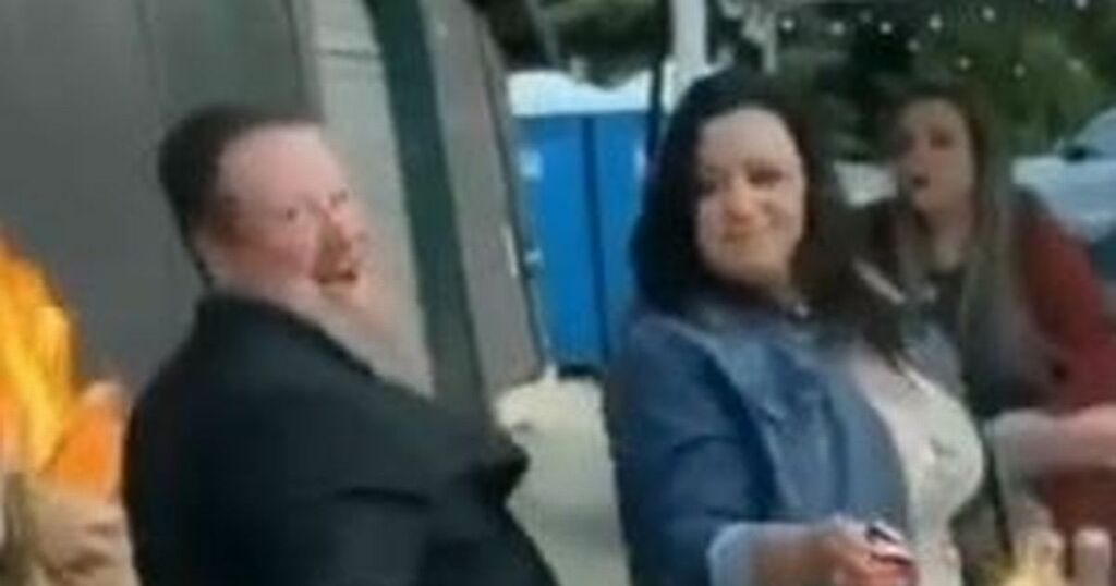 Drunk wedding guest set fire to venue then carried on…