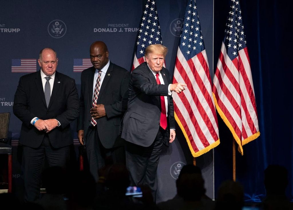 Trump tells crowd that Rudy Giuliani is in hospital…