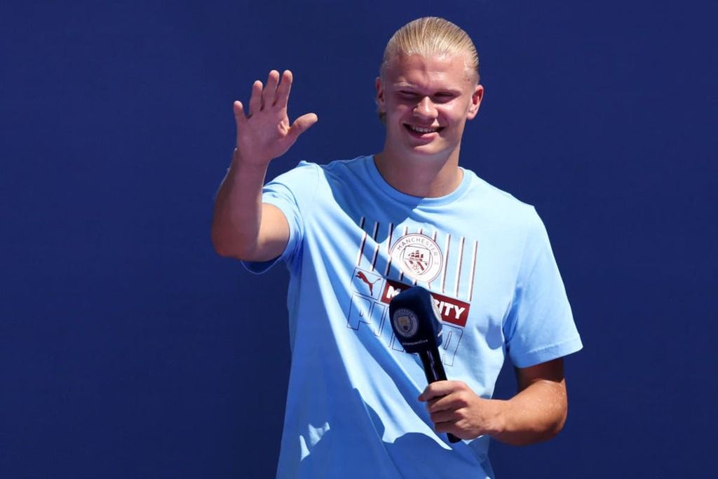 Erling Haaland not feeling the pressure of his…