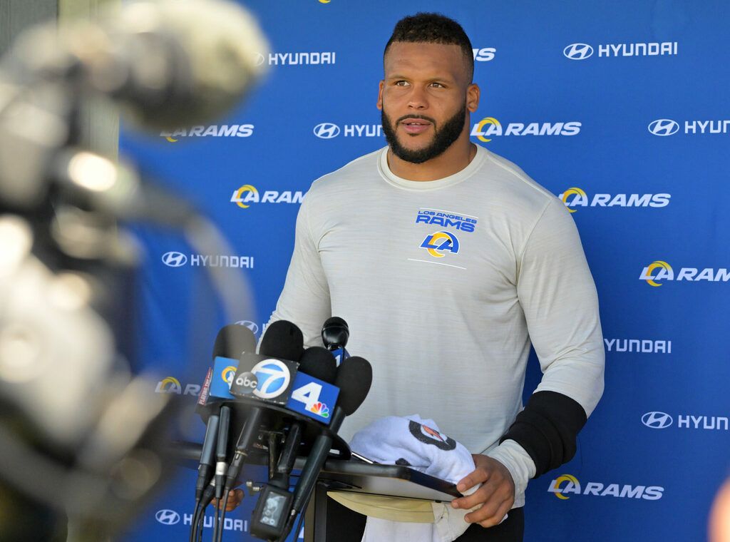 Aaron Donald says ‘the sky’s the limit’ for his nephew…