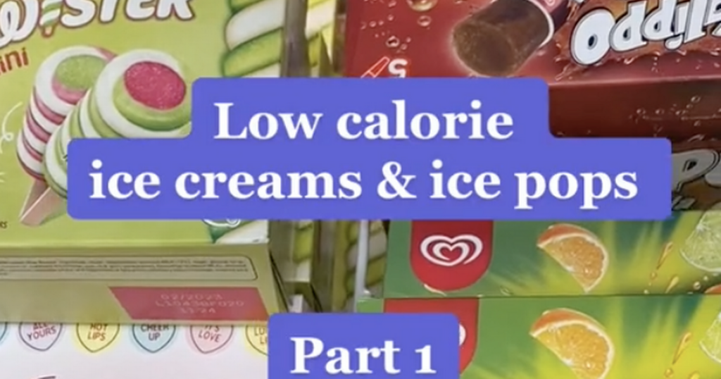 TikToker shares Asda's best low-calorie ice creams for…