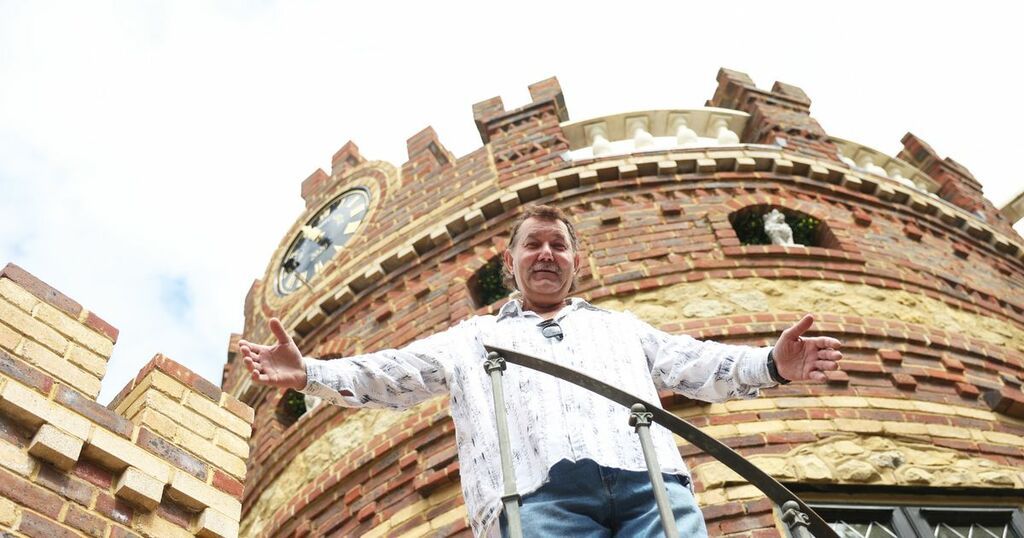 Man builds himself lavish eight-bedroom CASTLE after…