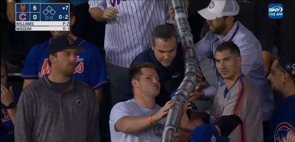 This Mets broadcast segment about another epic Cubs…