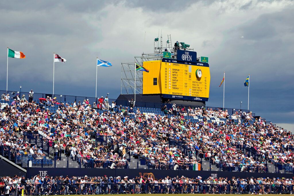 2022 British Open at St. Andrews: Saturday third round…