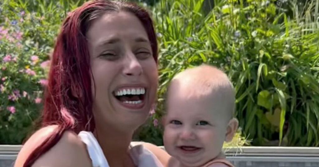 Stacey Solomon opens her pool into 'village lido' as…