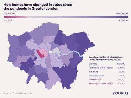 House prices in London: the boroughs where homes…