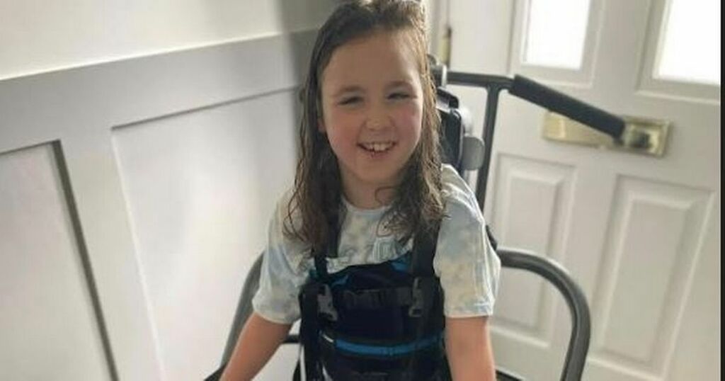 'Inspirational' Heidi-Lou, 9, with cerebral palsy…