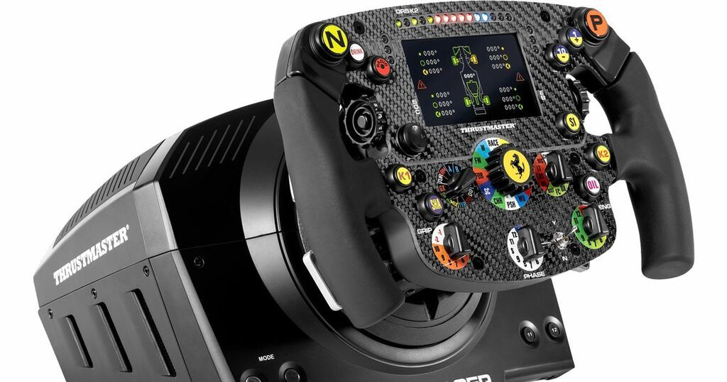 Thrustmaster SF1000 wheel and TS-PC Racer Servo Base…