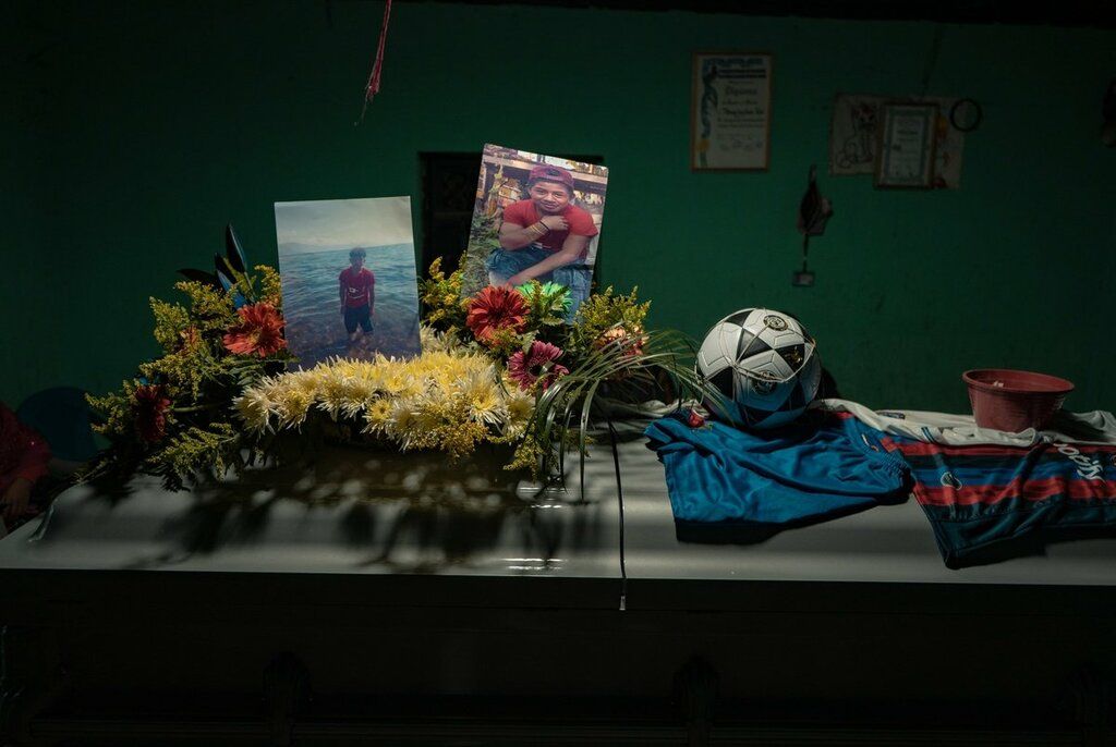 A 14-year-old went to Texas to help his family build a…