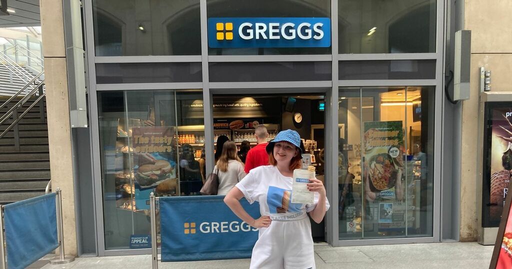 I dressed almost head to toe in Greggs Primark range…