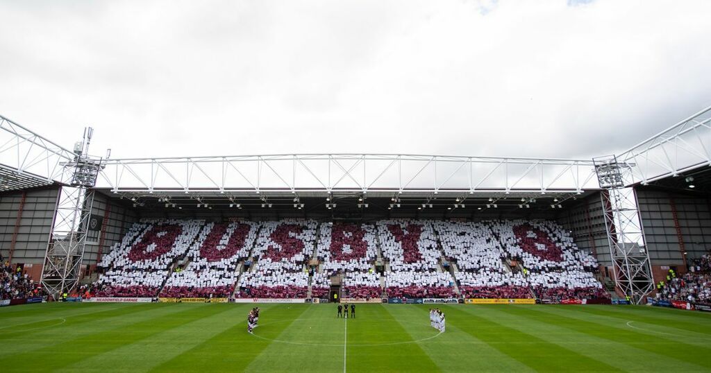 Alexandria legend Drew Busby honoured by Hearts fans…