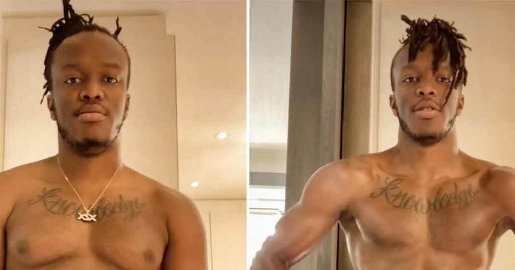 KSI shows off seven-month body transformation ahead of…