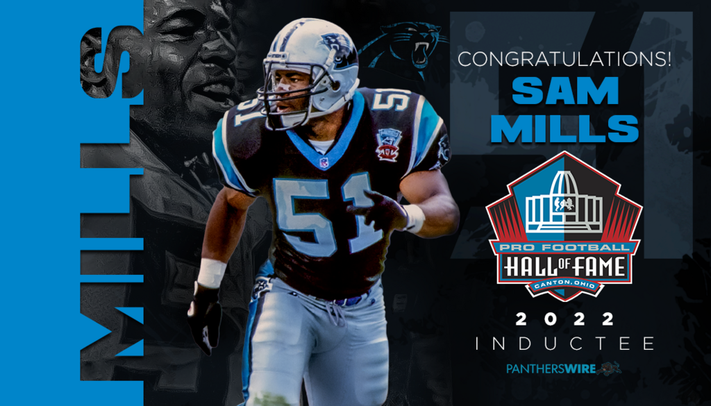 Panthers legend Sam Mills officially enshrined into…