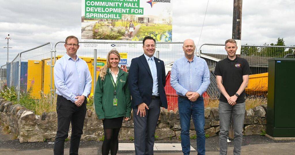 Construction work starts on new community hub in Shotts