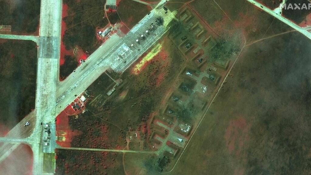 New satellite images show Russian base destruction but…