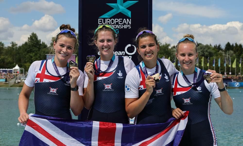 British rowing bounces back with four golds in…