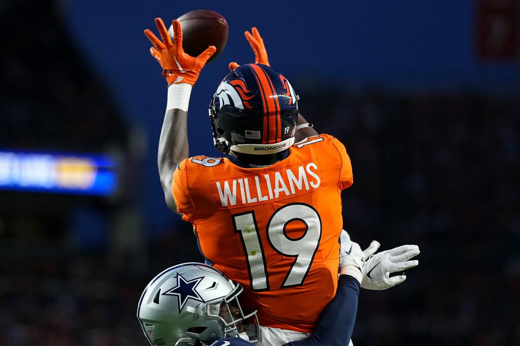 WATCH: Broncos WR Seth Williams catches TD pass…
